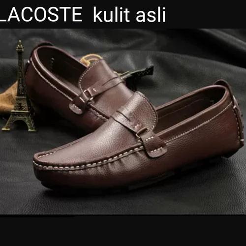 Jual Sepatu Pantofel Pria Slip On Mocasin Crocodile Kulit Sapi asli ...