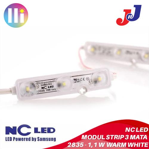 Jual NC LED modul Samsung 2835 1.1w warmwhite Ori Led Strip 3 mata ...
