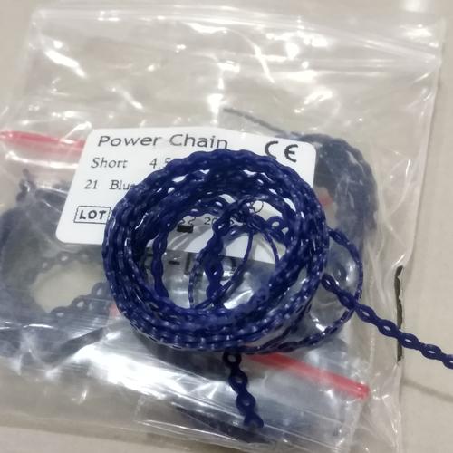 Jual Power chain Biru Dongker ( 021 ) Panjang 1 Meter karet behel ...
