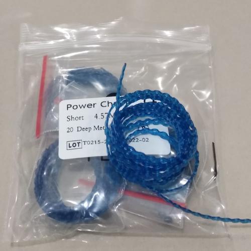 Jual Power Chain Creative biru Metalik 1 Meter ( 020 ) Karet gigi ...