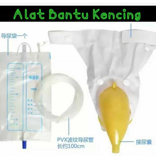 Jual Alat Bantu Kencing Pipis Kateter Luar /Urinal Bag Pee Holder ...