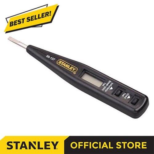 Promo Stanley Digital Voltage Tester / Testpen Digital 66-137-S - Kab ...