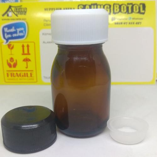 Jual Botol Kaca 30 ml Amber Tutup Ulir Screw Cap/ kapsul - Kab. Bogor ...