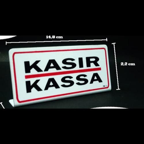 Jual sign tanda nama tulisa kasir meja - Kota Surabaya - Piramida Sign ...