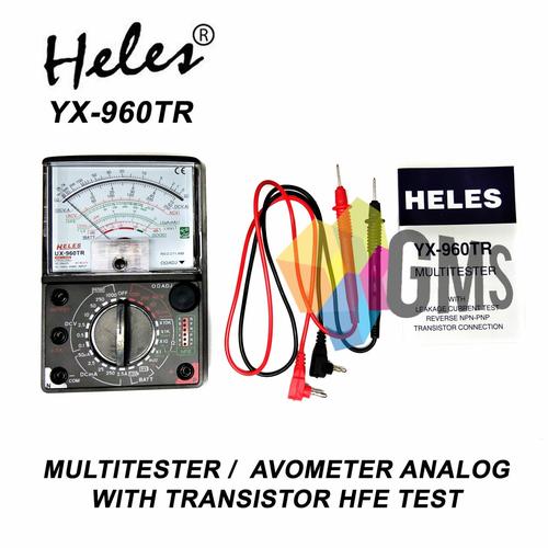 Jual MULTITESTER ANALOG HELES YX-960 TR WITH TR HFE TEST YX960TR AVO ...