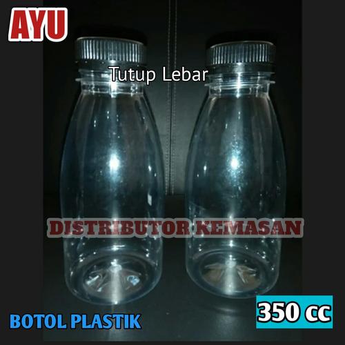 Jual BOTOL AYU 350ML PLASTIK PET TEBAL KEMASAN MINUMAN PUDOT JUS SUSU ...