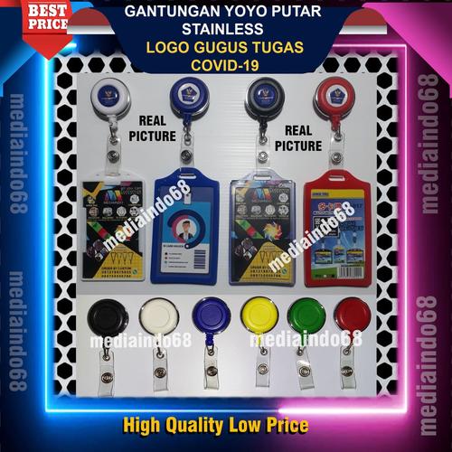 Jual YOYO GANTUNGAN ID CARD PUTAR STAINLESS-LOGO GUGUS TUGAS - Jakarta ...