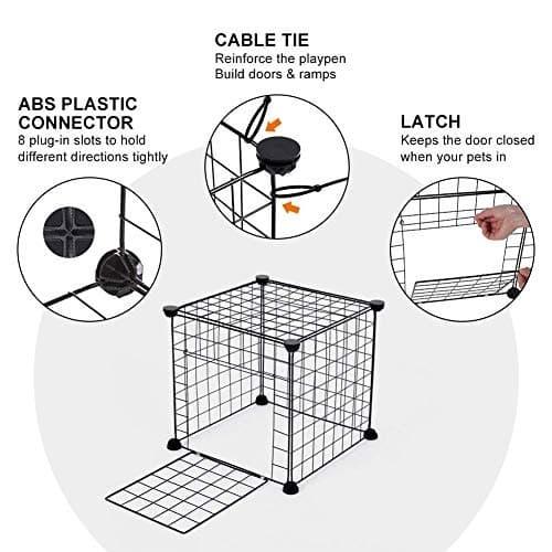 Jual Cage Grid C&C Pet Fence Kandang Hamster Kandang Kelinci Guinea Pig ...