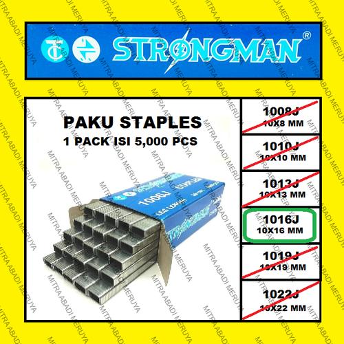 Jual Paku Staples Tembak Strongman 1016J Paku Tembak - Kota Tangerang ...