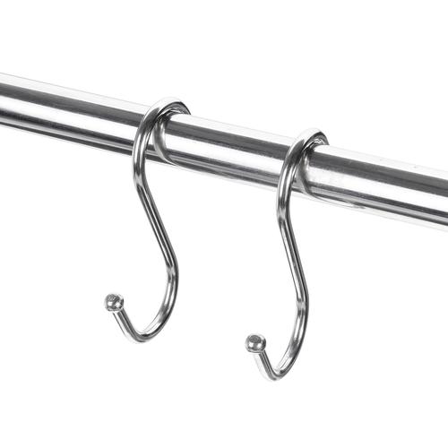 Jual 10 Pack S Shaped Hooks Heavy Duty Stainless Steel Rack Hangers For ...