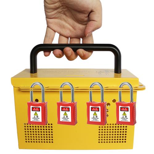 Jual 20 Holes Portable Steel Lock Storage Box Lockout Tagout Keys ...
