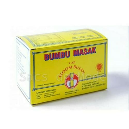 Jual Bumbu Masak Cap Atoom Bulan / Atom Bulan (7gr x 20 Sachet) - Kota ...