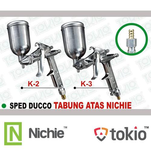 Jual Alat Semprot Cat Sped Ducco Tabung Atas NICHIE K2 - K3 - Kota ...