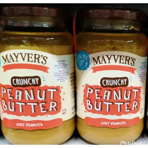 Jual Mayver's Mayvers All Natural Spread Peanut Butter (Crunchy)375gr ...