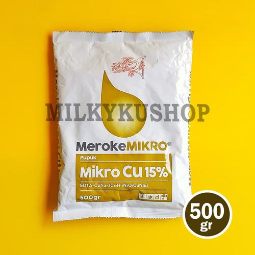 Jual PUPUK MEROKE MIKRO CU 15 % EDTA 500 GRAM KEMASAN PABRIK HIDROPONIK ...
