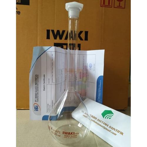 Jual Labu Ukur Clear 100 ml PP Stopper Volumetric Flask IWAKI ASLI class A - Kab. Bekasi ...