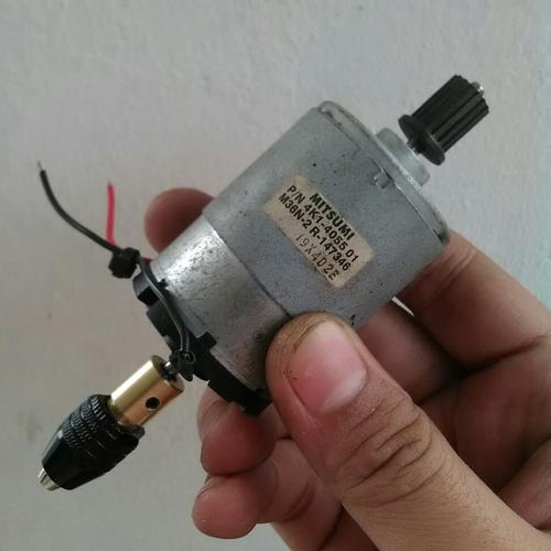 Jual DC Motor Mitsumi Mini Drill 24v 5000rpm Chuck Bit 0.3-3.5 Hand ...