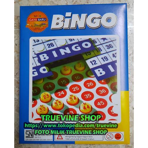 Jual Permainan BINGO Board Game Set / Lengkap - 24 Kartu Bingo Card ...