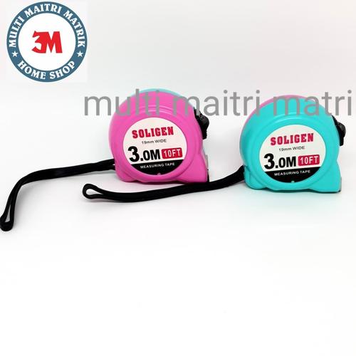 Jual Meteran 3 meter Soligen / meteran rol 3 meter / meteran tukang 3 ...