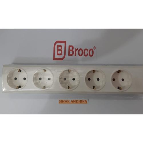 Jual Stop Kontak Broco 5 Lubang Cp (Children Protection) 15350Cp ...