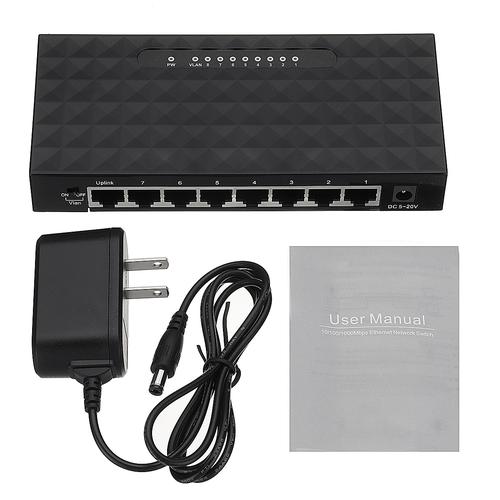 Jual 8-Port RJ45 10/100Mbps Ethernet Network Switch Internet Lan Hub ...