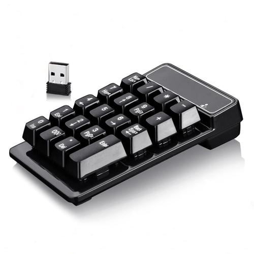 Jual Small 2.4GHz Wireless Numeric Keypad Mini Suspension Number Pad ...