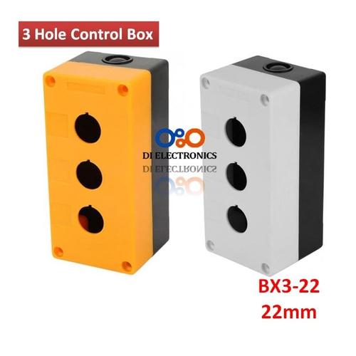 Jual BX3-22 Control Box 3 Lubang 22mm Hole Emergency Push Button Switch ...
