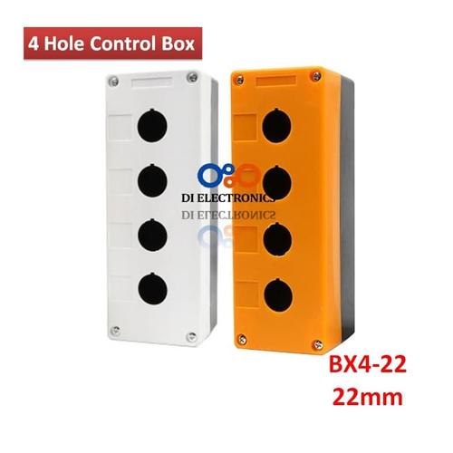 Jual BX4-22 Control Box 4 Lubang 22mm Hole Emergency Push Button Switch ...