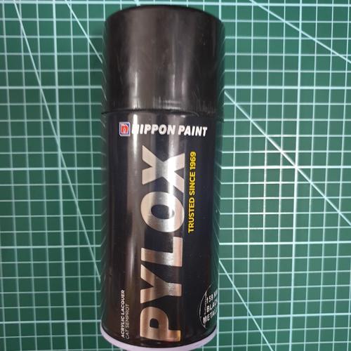 Jual Pylox Pilox Nippon Paint / Cat Semprot warna Hitam Metalik 159KW ...