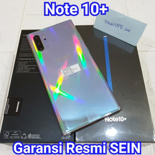 Jual HP Samsung Note 10+ 10 Plus 256gb 512gb Resmi SEIN Dual 2nd Fullset - Variasi A - Jakarta ...