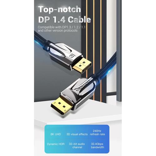 Jual Vention Kabel DisplayPort DP 1.4 Male to Male 4K 8K HDR Adaptive-Sync - HCD 1 Meter ...