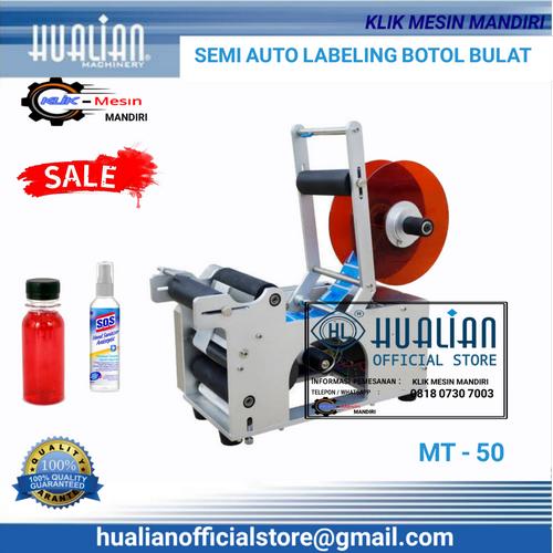 Jual Mesin Labeling Botol Bulat Semi Auto MT-50 Hualian - Jakarta Barat ...