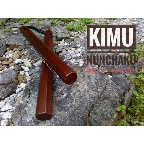 Jual KIMU Dark Dragon Nunchaku (double stick/ruyung kayu bengkirai) 35 ...