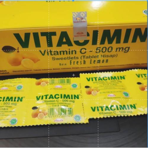 Jual VITACIMIN Rasa Fresh Lemon Vitamin C 500mg - Kota Bogor - Farma ...