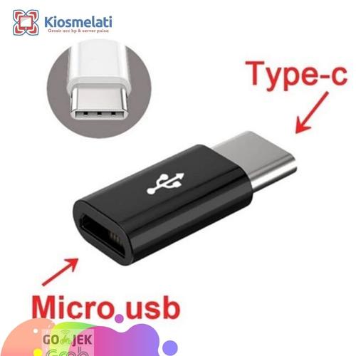 Jual CONNECTOR KONEKTOR SAMBUNGAN MICRO USB V8 KE TYPE C - USB V8 KE ...