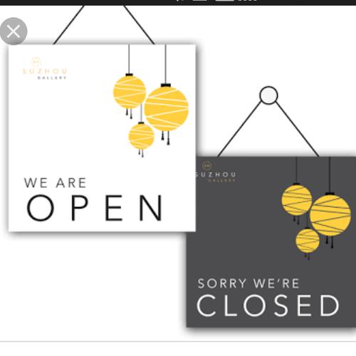Jual sign 2sisi 40cm gambar papan tulisan open close buka tutup - Kota ...