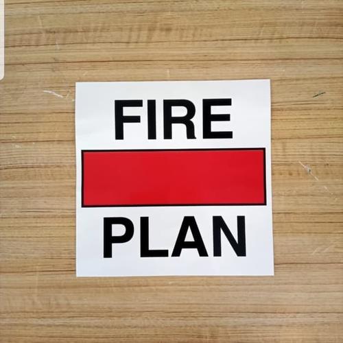Jual SIGN STICKER K3 RAMBU SAFETY FIRE PLAN UK 15X15CM - Jakarta Barat - Berjaya Safety | Tokopedia