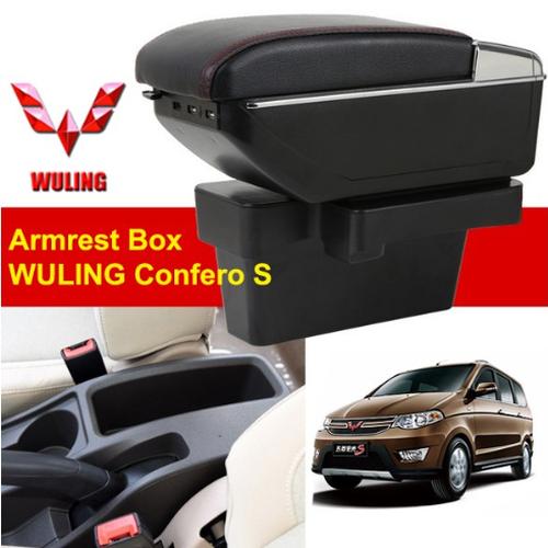 Jual Arm Rest Box Kotak Alas Lengan WULING CONFERO S Dual Stack 7 Port ...