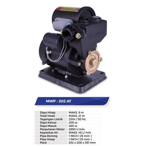 Jual MASPION MWP 202 AT pompa air sumur dangkal otomatis 200 watt ...