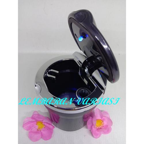 Jual Termurah asbak mobil led/asbak rokok portable hitam mobil rush ...