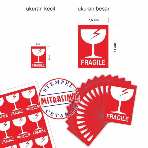 Jual Sticker Fragile - Ukuran Besar - Jakarta Barat - Mitrasima Stempel ...