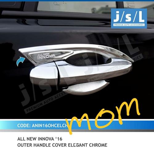 Jual Outer Handle Cover / Mangkok Handle Pintu Chrome All New Innova ...