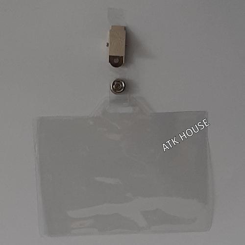Jual Name Tag Panitia Plastik+Jepit U/ID Card Plastik Jepit U Seminar ...