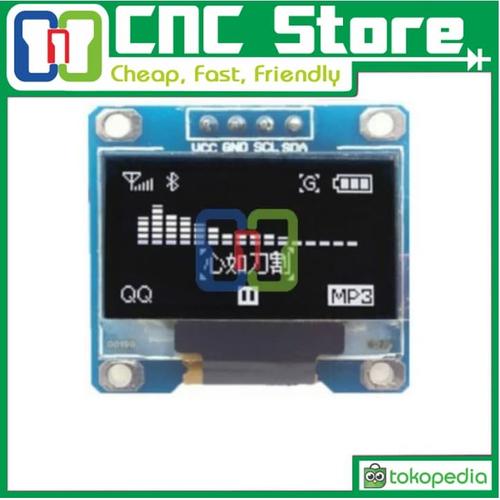 Jual LCD OLED 0.96 INCH WHITE I2C 0.96 128X64 DISPLAY MODULE - Kab ...