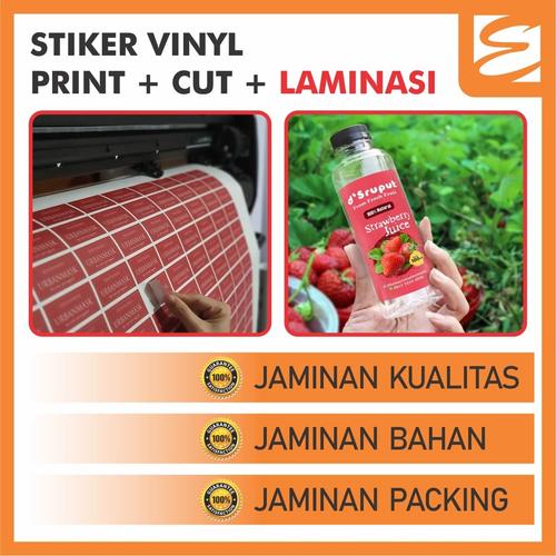 Jual STICKER VINYL + LAMINASI + CUTTING (Cetak / Print Vinyl Termurah ...