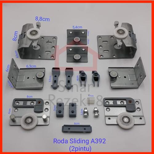 Jual Roda Rel Pintu Lemari Sliding Geser 2 Pintu A392 - Kota Tangerang Selatan - Sinar Rezeki 8 ...