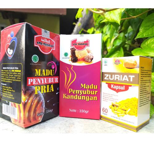 Jual paket promil penyubur kandungan dan pria plus kapsul zuriyat 60pcs ...