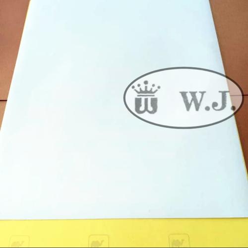 Jual Kertas stiker tanpa laminasi (permukaan seperti HVS) ukuran Folio ...