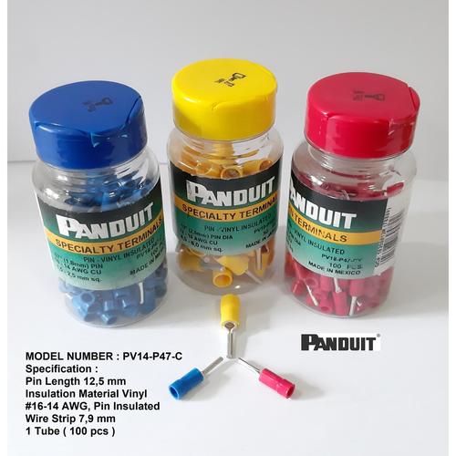 Jual PIN LUG PANDUIT INSULATED size 1,5-2,5 mm x M2,5 - Kota Bekasi ...