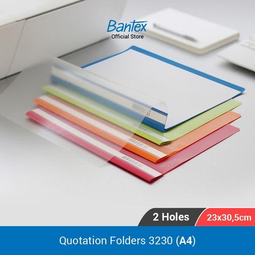 Promo Bantex Quotation Folders with Coloured Back Cover A4 #3230 ...